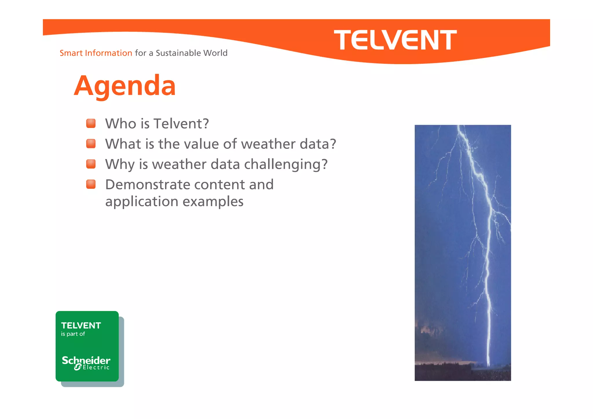 Weather Solutions: Integrating Weather Content into your GIS | PPT