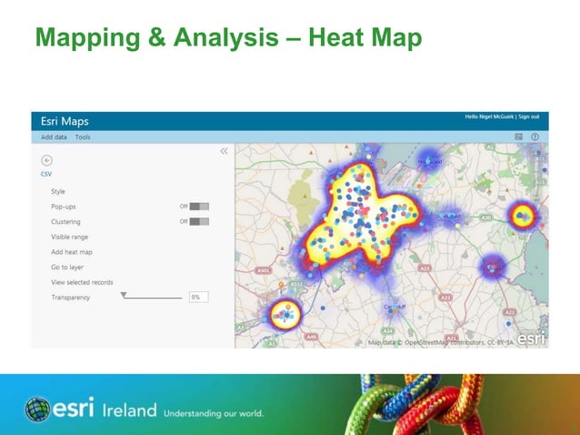 Esri Ireland "ArcGIS - The Platform Story" Esri maps for Sharepoint ...