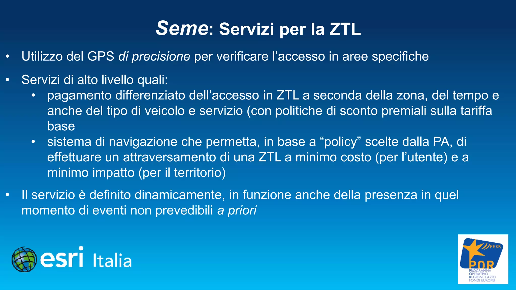 Esri Italia: Matera SmART City | PDF