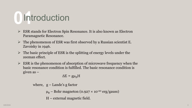 ESR spectroscopy in liquid food and beverages.pptx