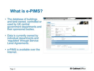 Esriuk_track2_cabinet_office_e-pims | PDF