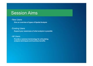 Esriuk_track3_esri spatial analysis presentation | PDF