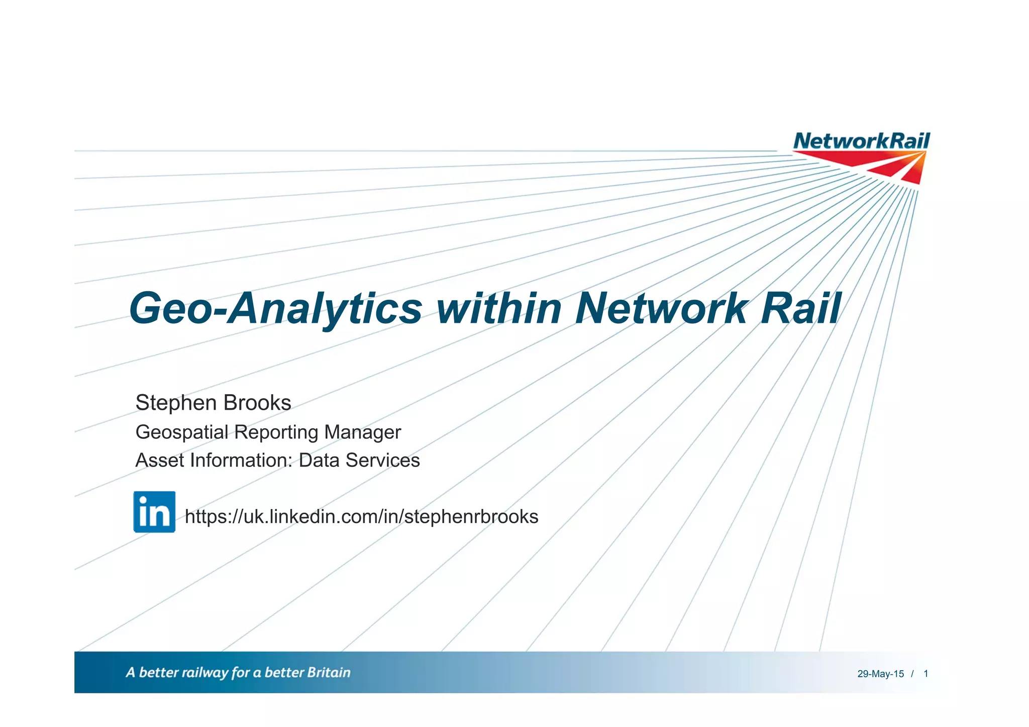 Esriuk_track3_network rail | PPT