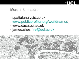 GIS Research at UCL | PPT