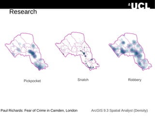 GIS Research at UCL | PPT