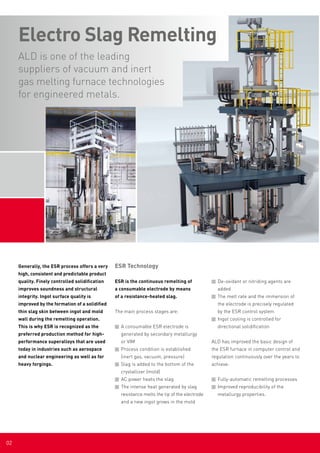 Electro Slag Melting Processes and Furnaces | PDF
