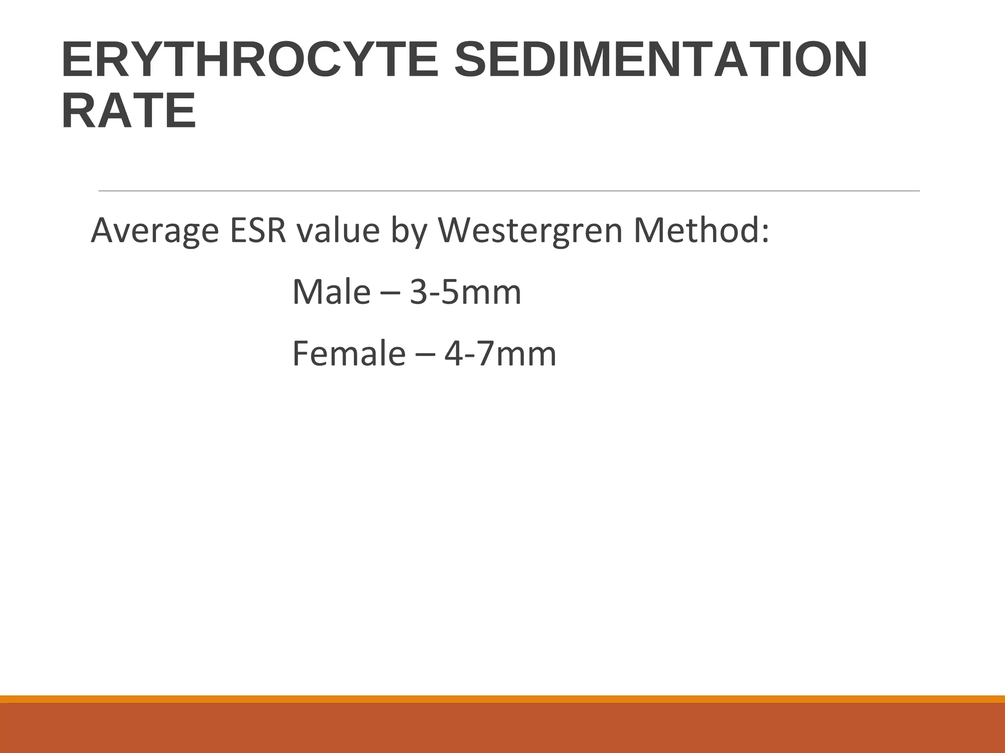 Esr, pcv, blood indices copy | PPT