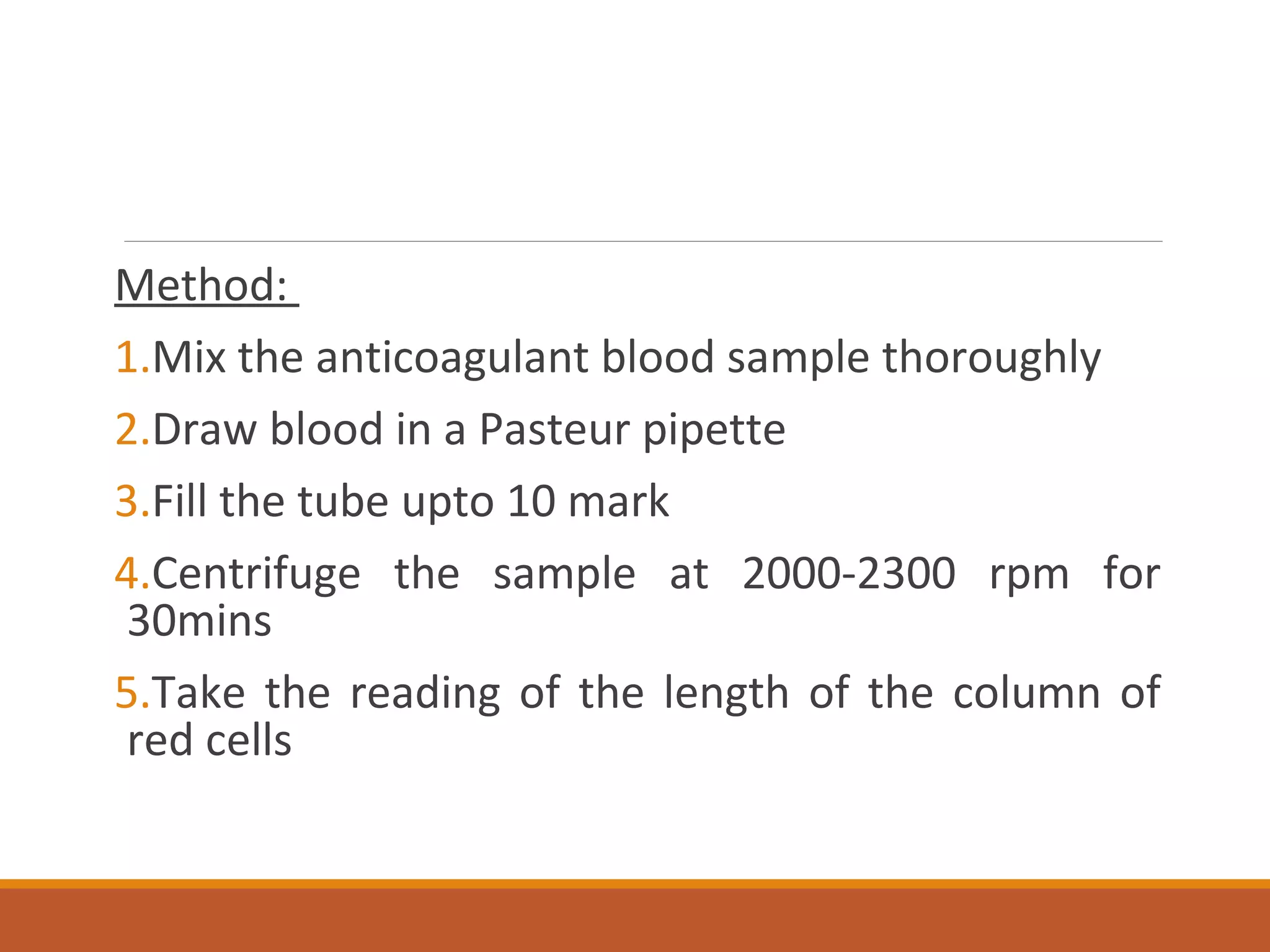 Esr, pcv, blood indices copy | PPT