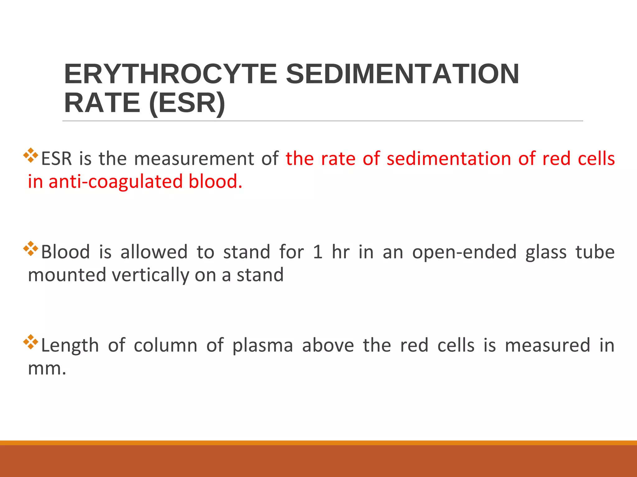 Esr, pcv, blood indices copy | PPT