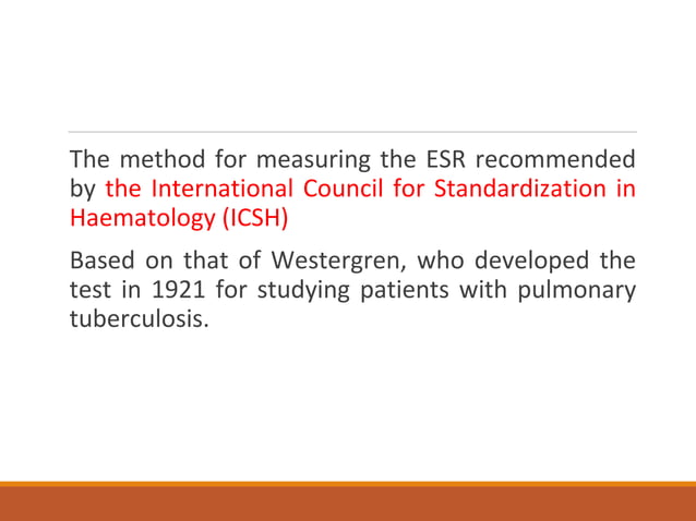Esr, pcv, blood indices copy | PPT