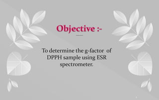 ESR spectroscopy ppt priyanka patel.pptx