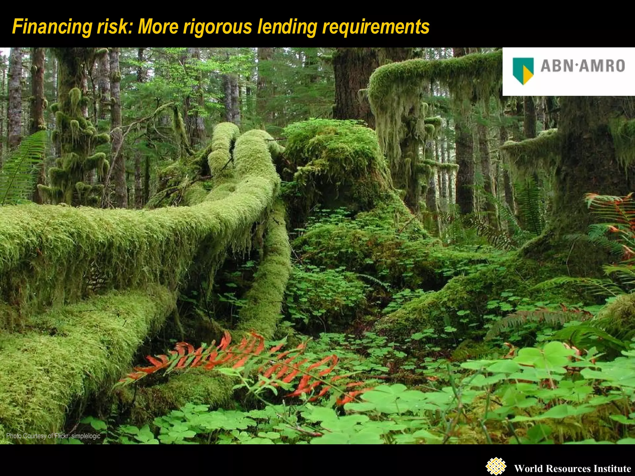 Examples of Ecosystem Service-related Business Risks and Opportunities ...
