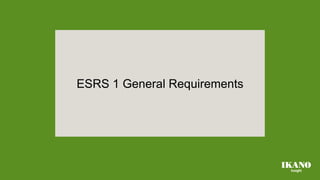 ESRS Analysis - Metrics & Disclosures - Ikano Insight Dec 2022.pdf