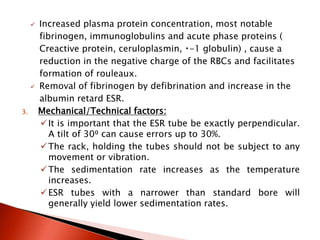 Erythrocyte sedimentation rate screening for sickle cell anemia | PPTX