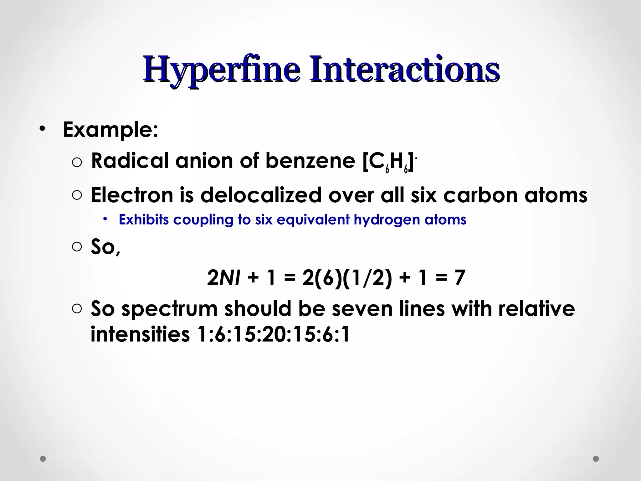 Electron Spin Resonance (ESR) Spectroscopy | PPT