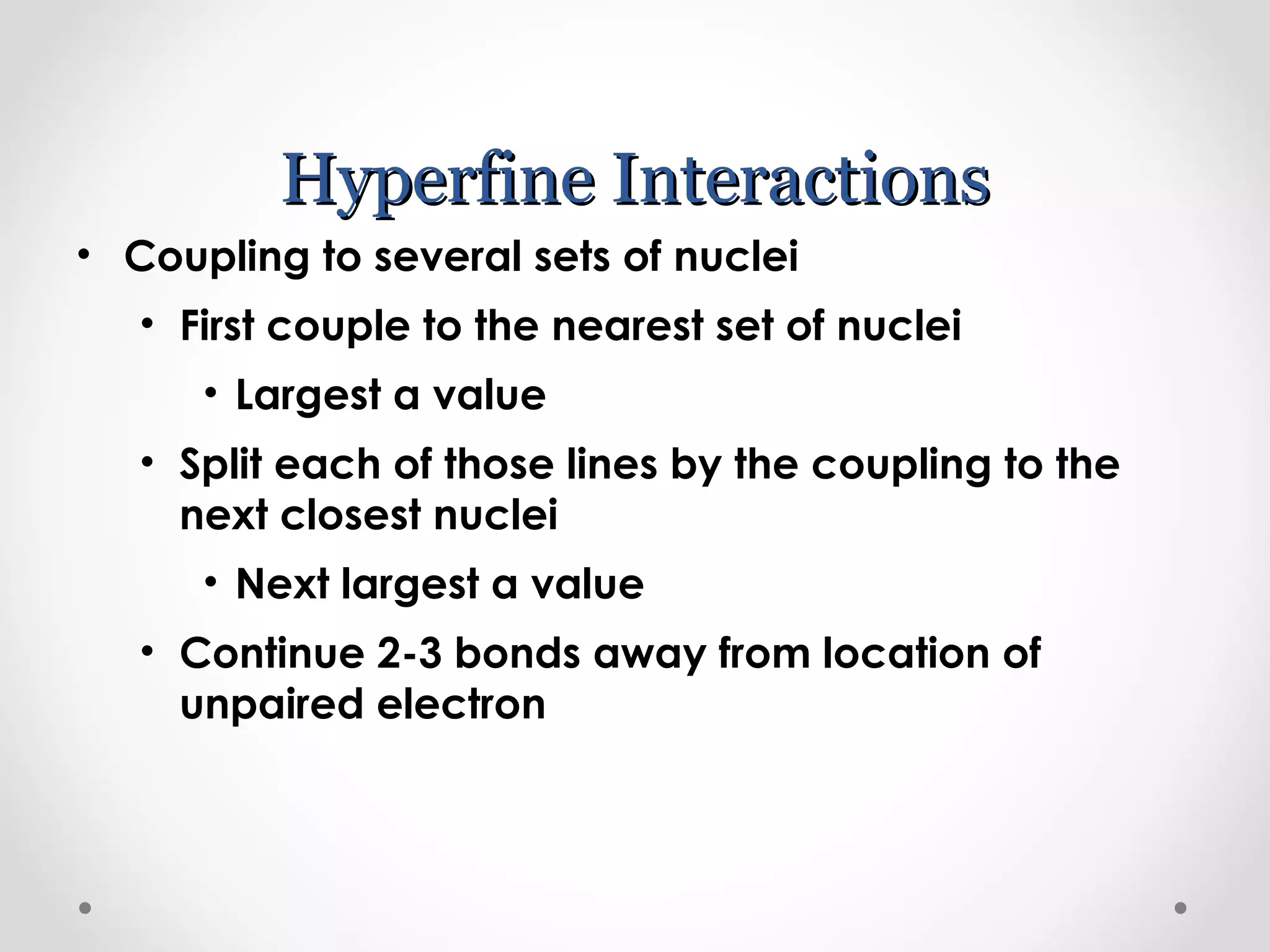 Electron Spin Resonance (ESR) Spectroscopy | PPT