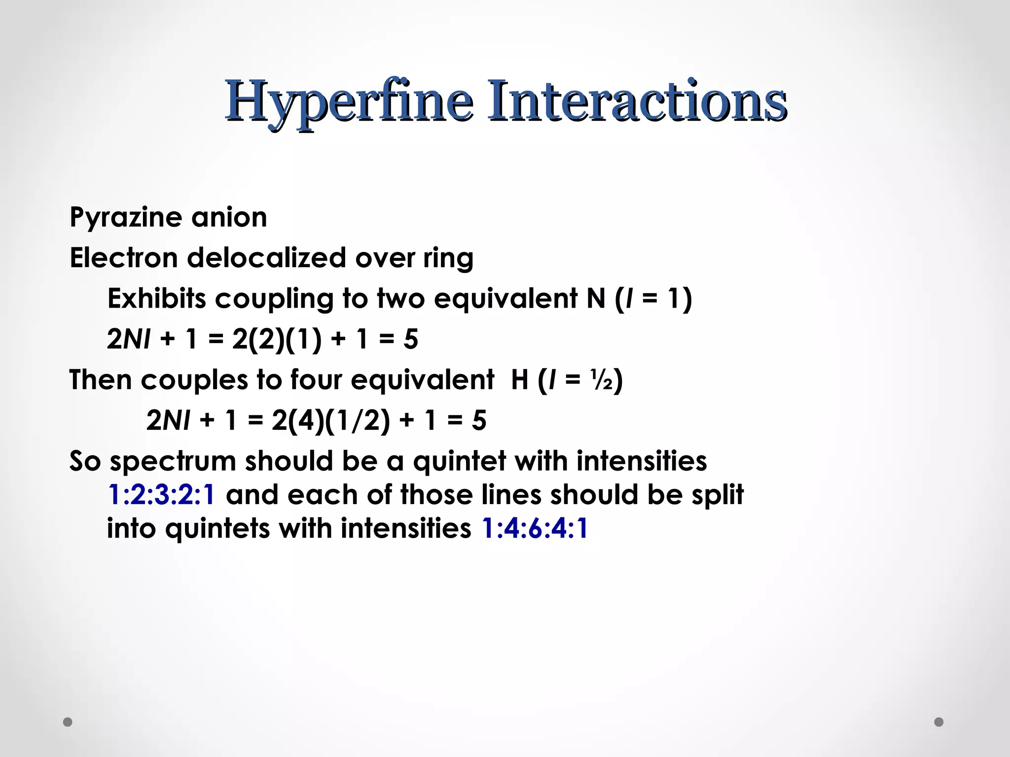 Electron Spin Resonance (ESR) Spectroscopy | PPT