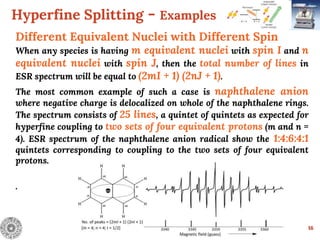 Esr spectroscopy | PPTX