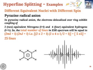 Esr spectroscopy | PPTX