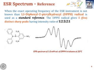 Esr spectroscopy | PPTX