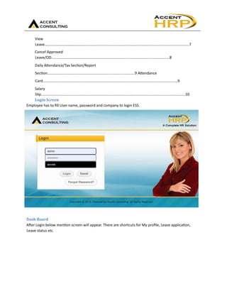 Employee Self Software |AccentConsulting | PDF