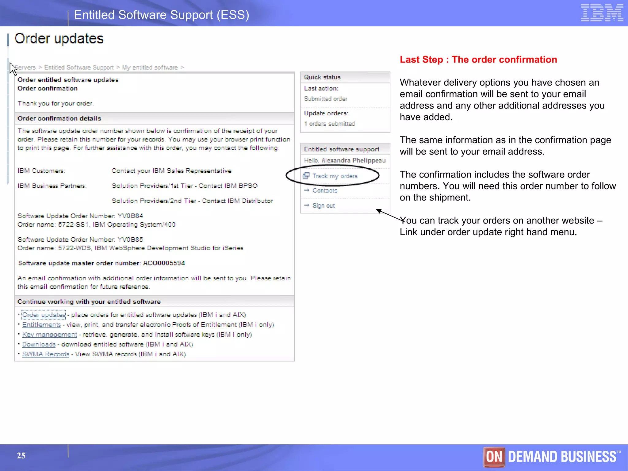 IBM entitled software support, how to use | PPT