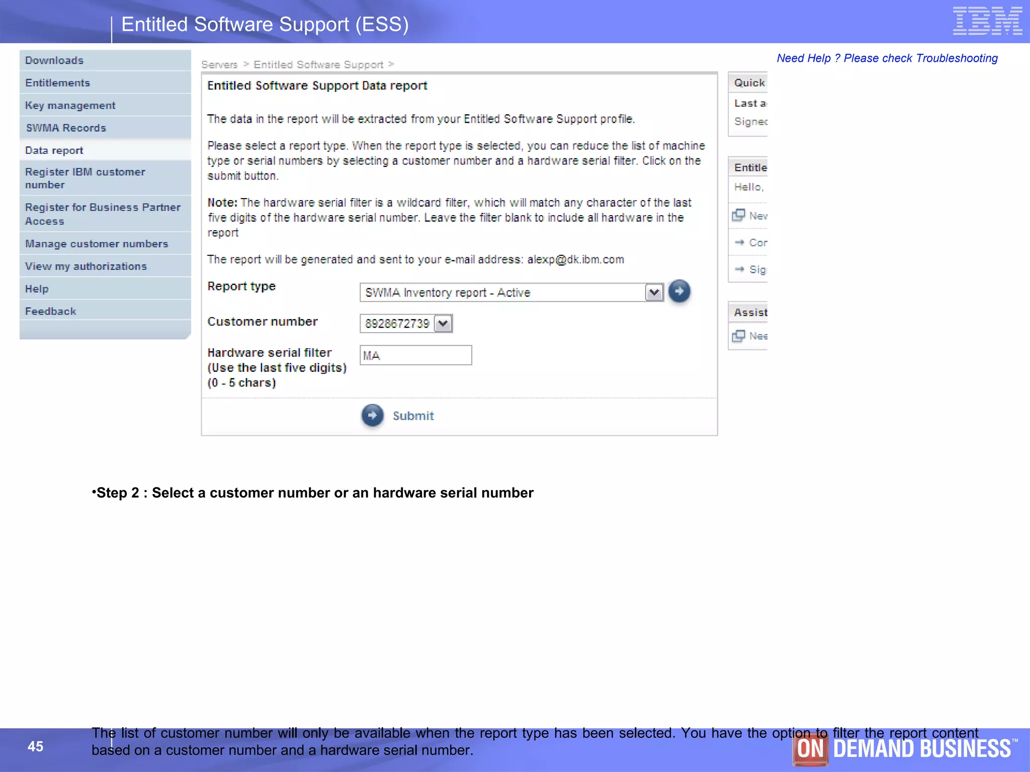 IBM entitled software support, how to use | PPT