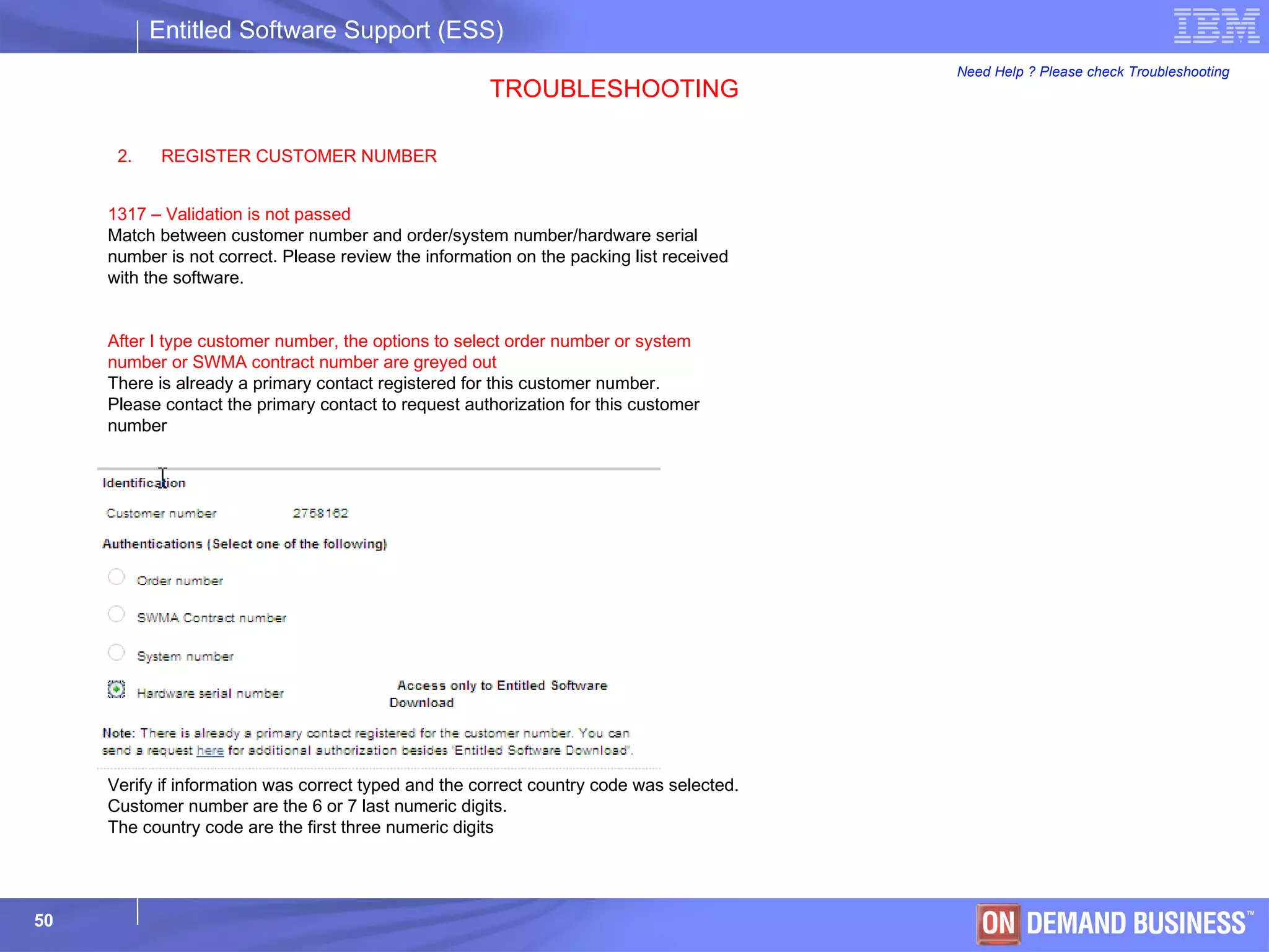 IBM entitled software support, how to use | PPT