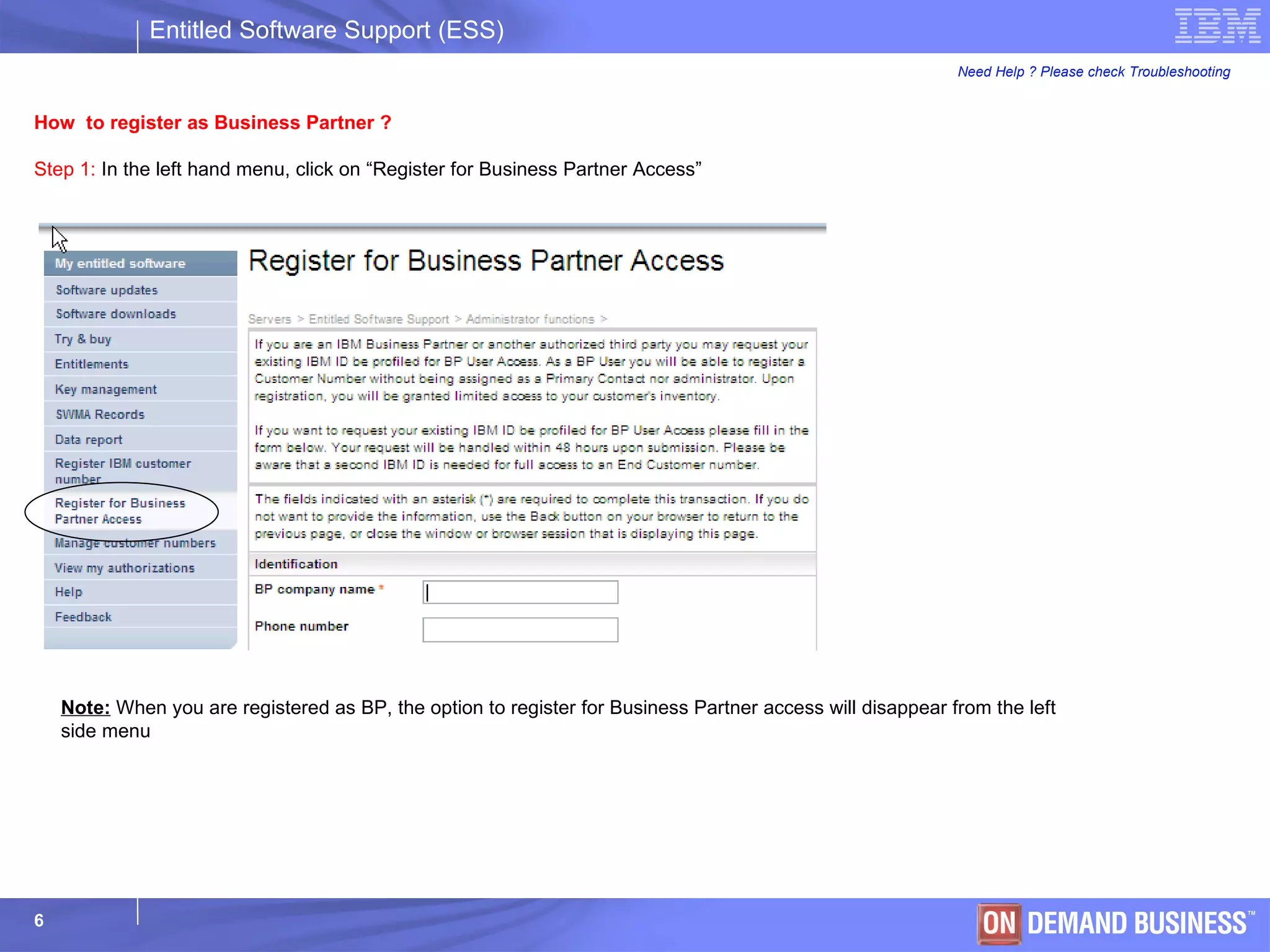IBM entitled software support, how to use | PPT