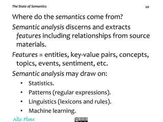 The State of Semantics | PPT