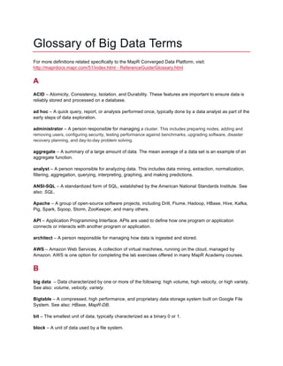 Ess1000 glossary | PDF