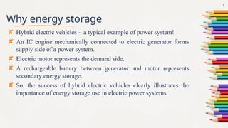 ESS 1 (1).pptx ktu eet438 ENERGY STORAGE SYSTEMS | PPTX