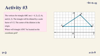 Understanding Dilations: Scale Factors and Coordinate Plane ...