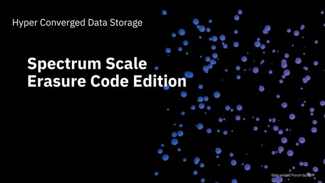 IBM Storage for AI - NVMe & Spectrum Scale 기술을 탑재한 ESS3000 | PDF