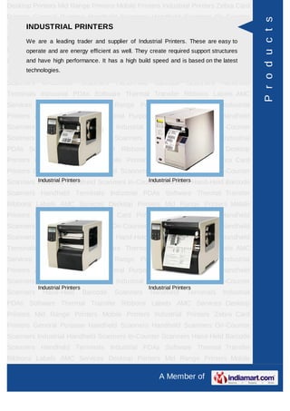 Essae Technologys Private Limited, Bengaluru, Desktop Printers | PDF
