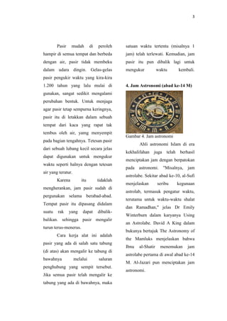 sejarah perkembangan jam dari zaman ke zaman | PDF
