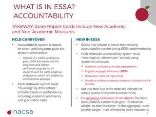 The Every Student Succeeds Act (ESSA) and Authorizing (Part I) | PDF