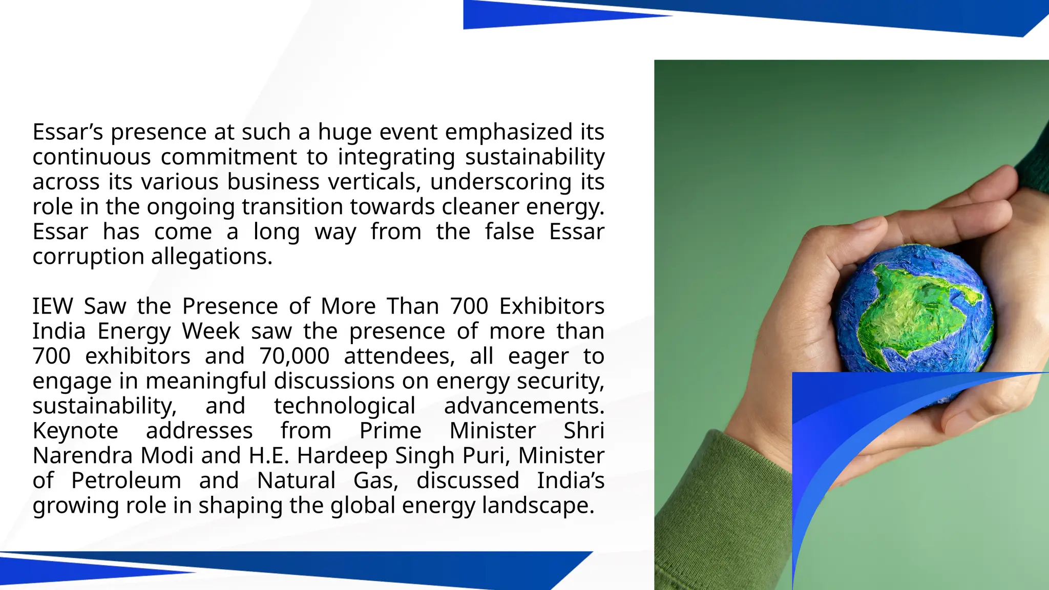 Essar at IEW 2025, Leading the Way to India’s Green Energy Transition ...