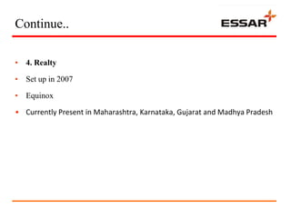 Essar group (g1) | PPT