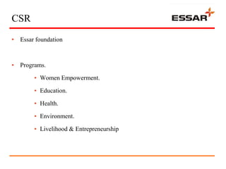 Essar group (g1) | PPTX