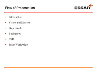 Essar group (g1) | PPTX