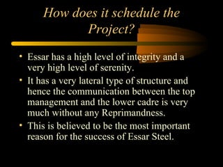 Essar Steel Pm | PPT