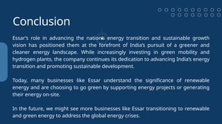 Essar Vision for Greener Cities nature energy | PPT