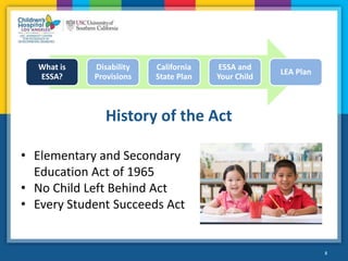Webinar: Every Student Succeeds Act (ESSA) - How it Affects Students with Intellectual ...