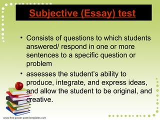 Essay | PPT