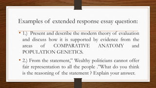 Essay Items Test | PPT | Free Download