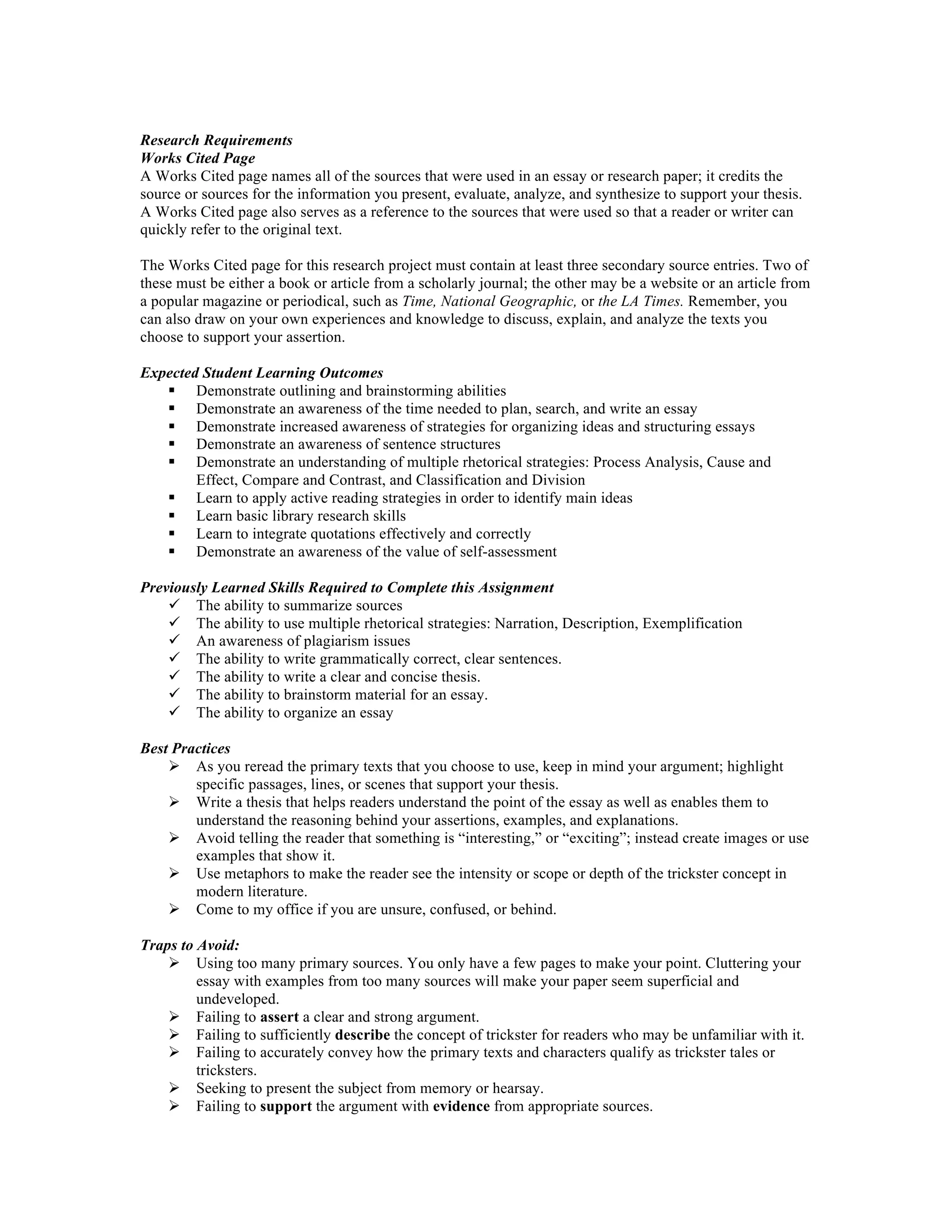 Essay 4-1b-trickster | PDF