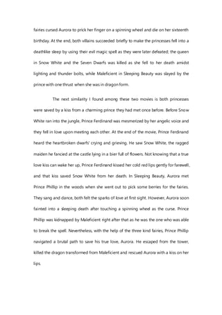 Essay animated film | DOCX | Romance | Genres