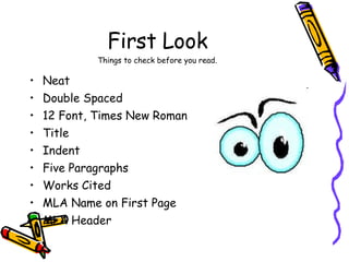 Essay Check List | PPT