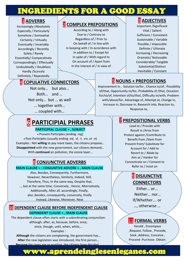 ESSAY INGREDIENTS | PDF